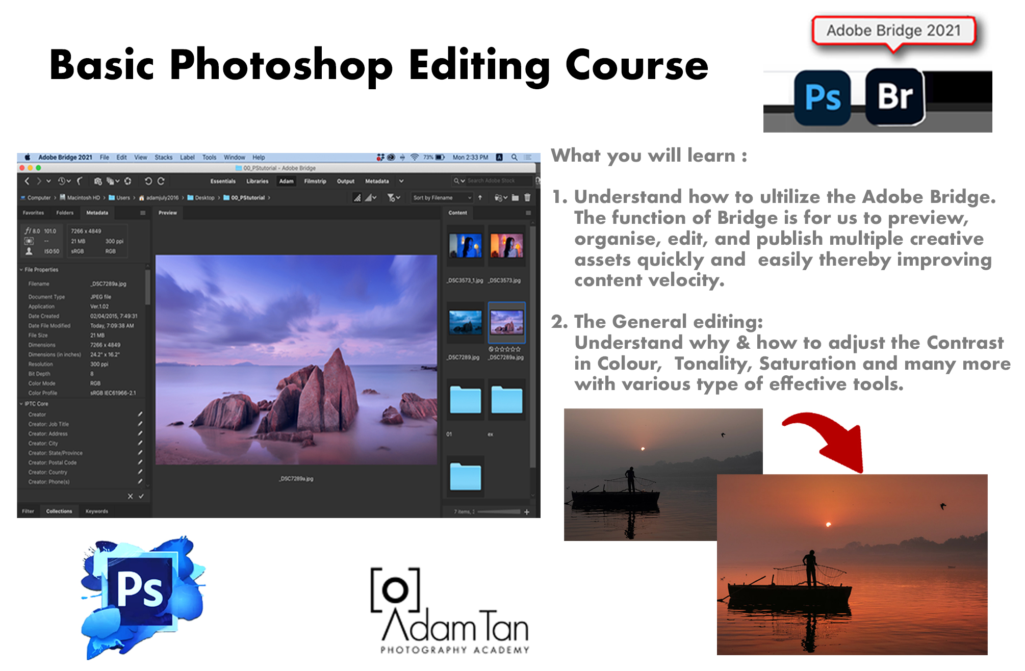 PHOTOSHOP EDITING COURSE | Adam Tan Photography Academy